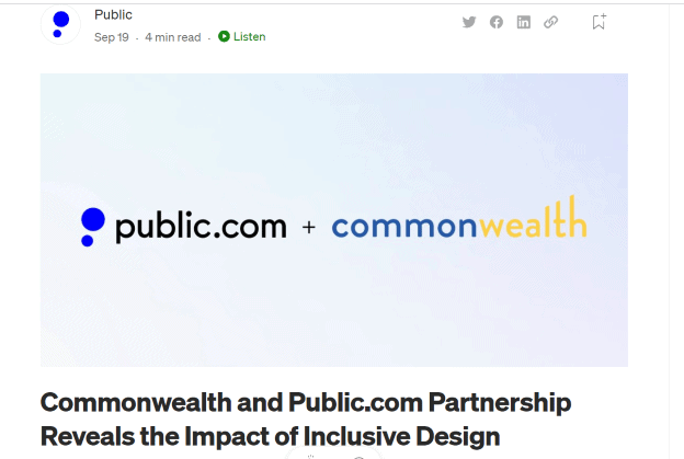 Commonwealth and Public.com Partnership Reveals the Impact of Inclusive ...