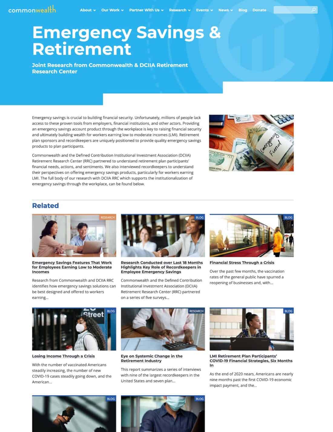 Commonwealth & SaverLife Research Instrumental in RISE & SHINE Act ...