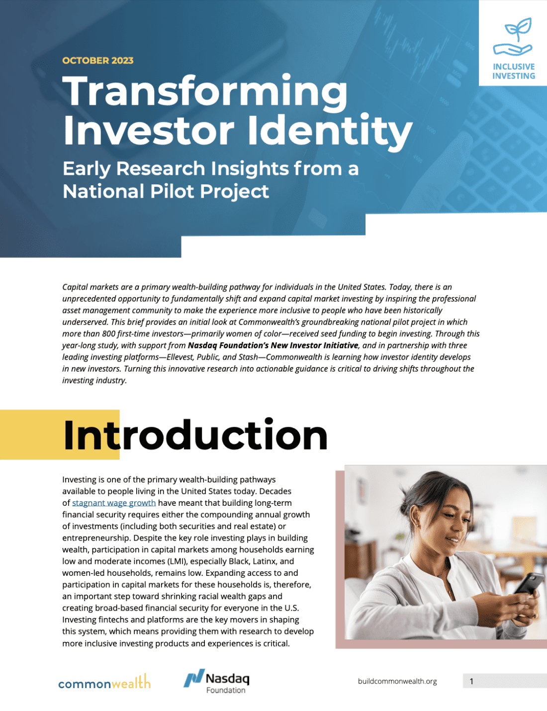Transforming Investor Identity - Commonwealth