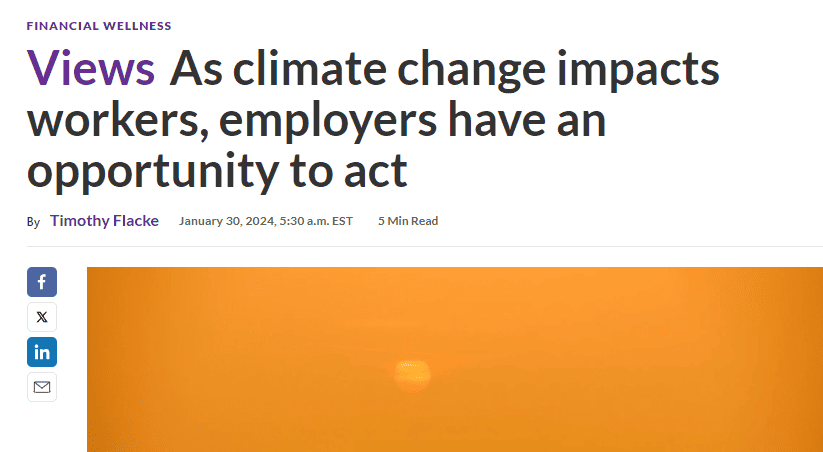 As Climate Change Impacts Workers, Employers Have an Opportunity to Act ...
