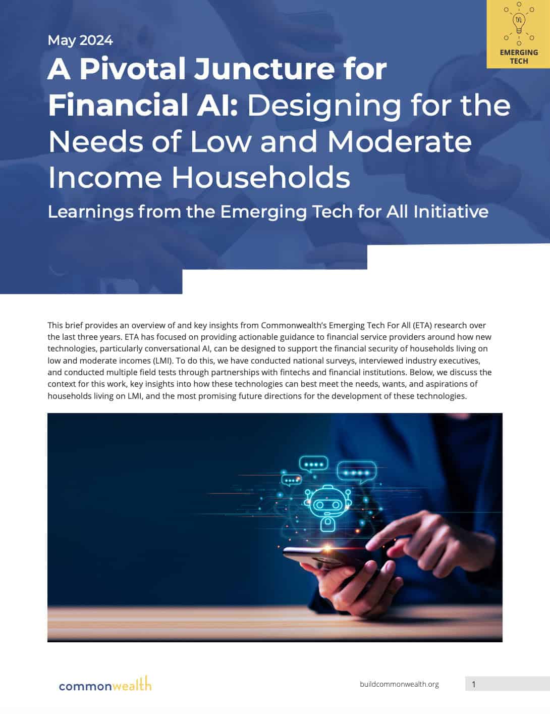 A Pivotal Juncture for Financial AI - Commonwealth