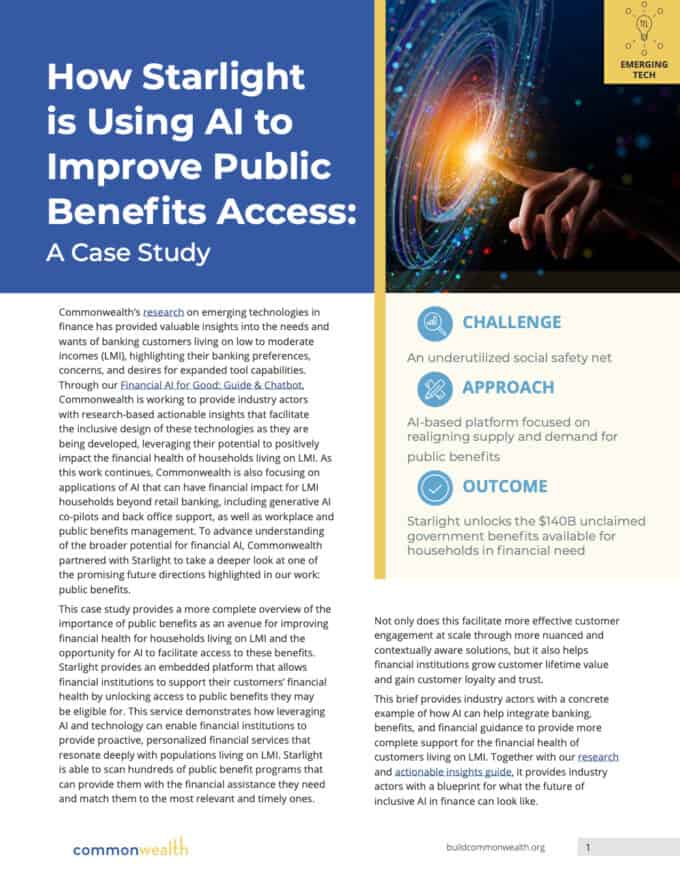 How Starlight is Using AI to Improve Public Benefits Access