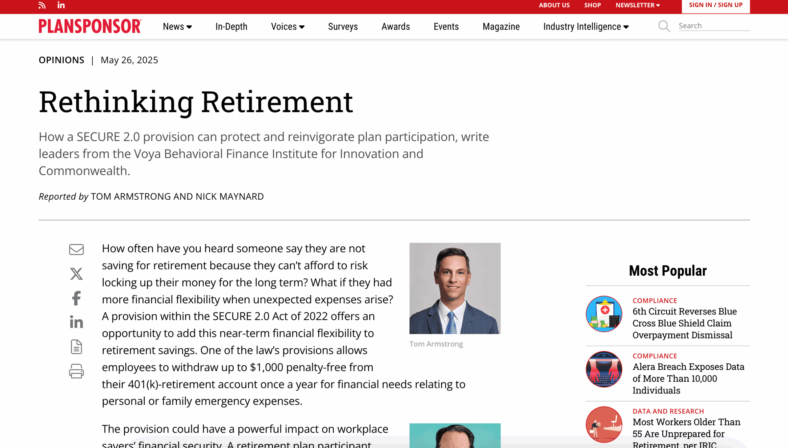 Rethinking Retirement - Commonwealth