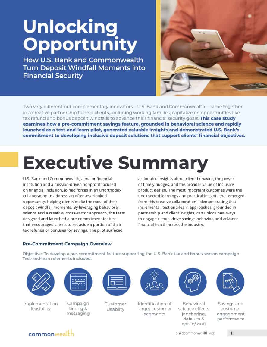 Unlocking Opportunity: How U.S. Bank and Commonwealth Turn Windfall ...